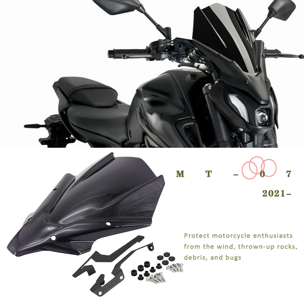 Motorcycle-Accessories-Windscreen-Windshield-Deflector-Protector-Wind ...