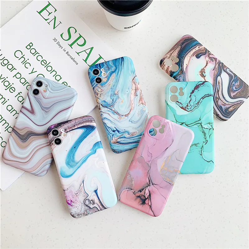 Texture Stone Matte Marble Phone Case For iPhone 11 11 Pro Max X XR XS ...