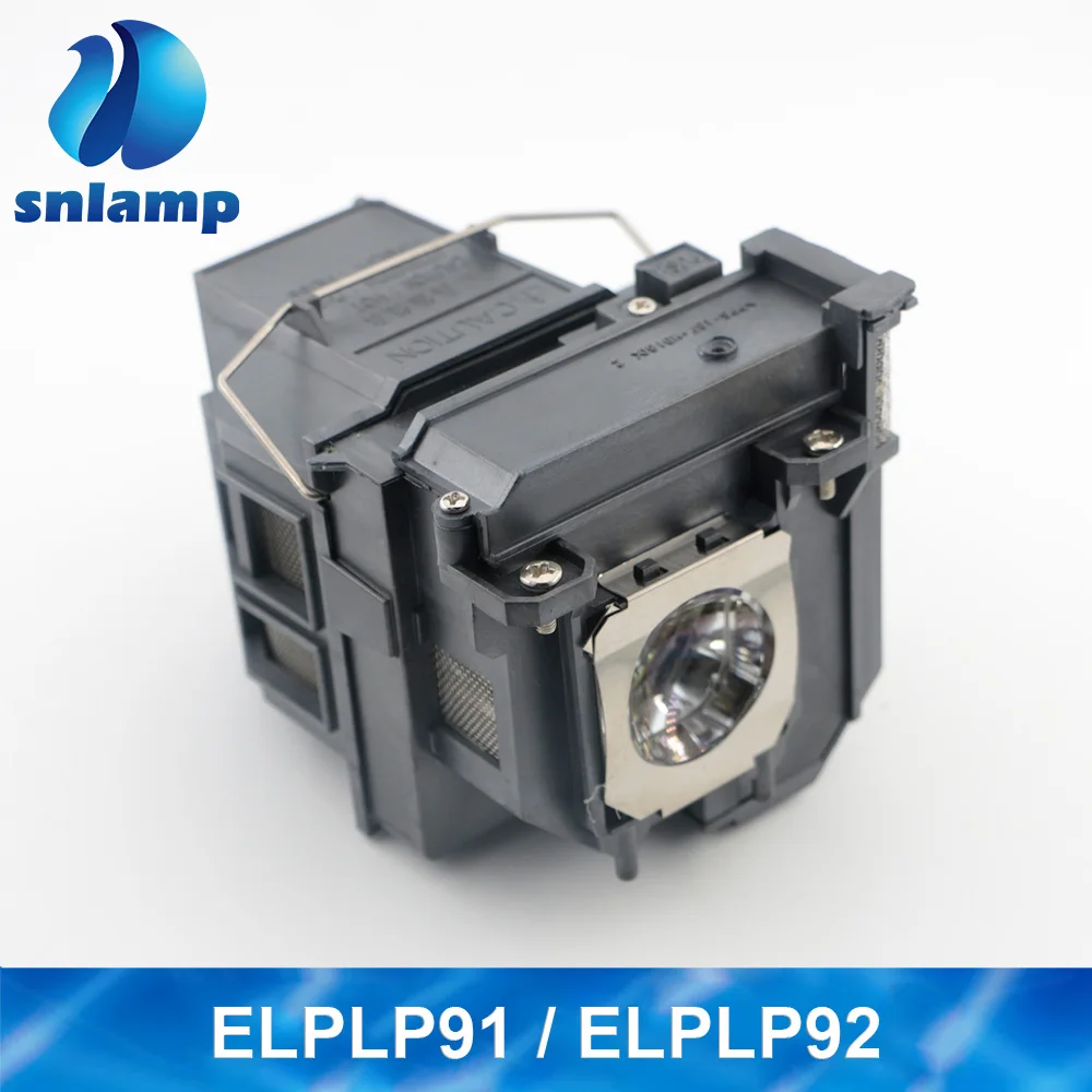 100% Original lámpara de proyector bombilla para ELPLP92 para EPSON EB ...