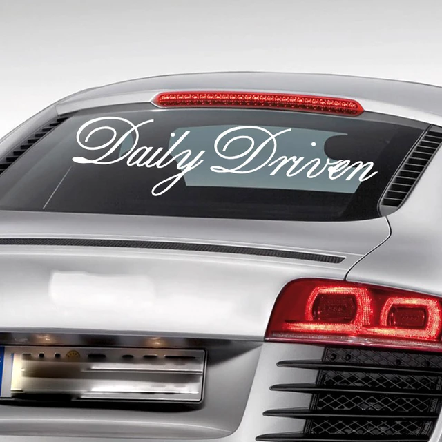 Daily Driven Windshield Sticker