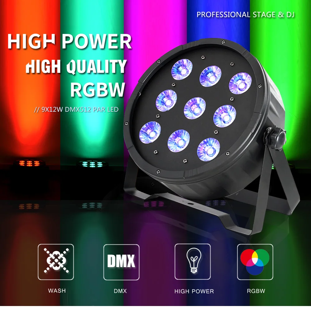 Led A Par Lights High Quality 9X12W Led Par Rgbw 4In1 Colors Wall Wash ...