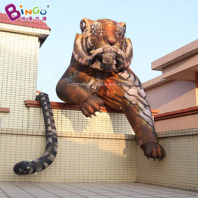 Personalized 3 Meters Tall New Year Giant Inflatable Tiger on The ...