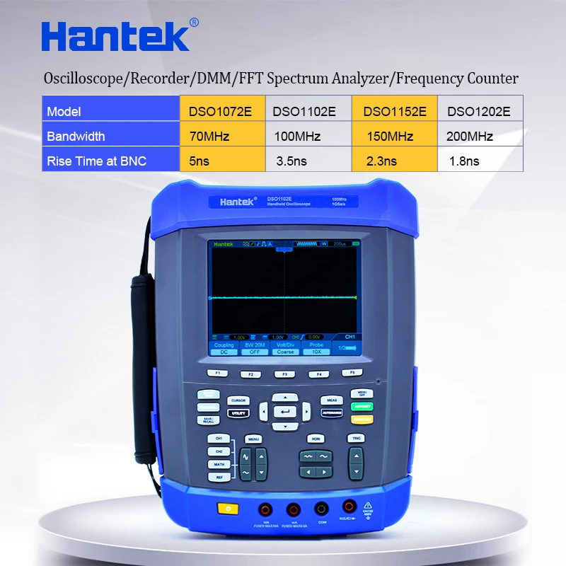 Hantek Digital Oszilloskop/Recorder/multimeter/FFT Spectrum Analyzer ...
