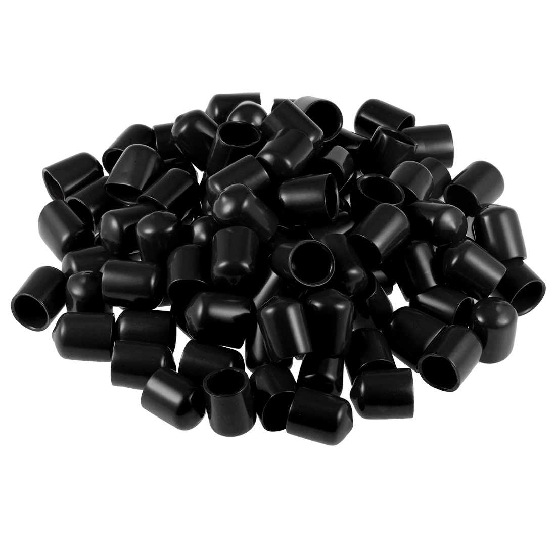 Uxcell Screw Thread Protectors 5 16 inch ID Rubber Round End Cap Cover