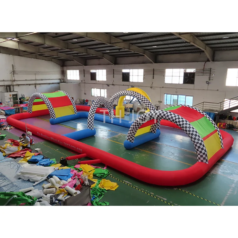 Free Air Shipping To Door! 20x10x2.5m Inflatable Zorb Ball Go Kart Air ...