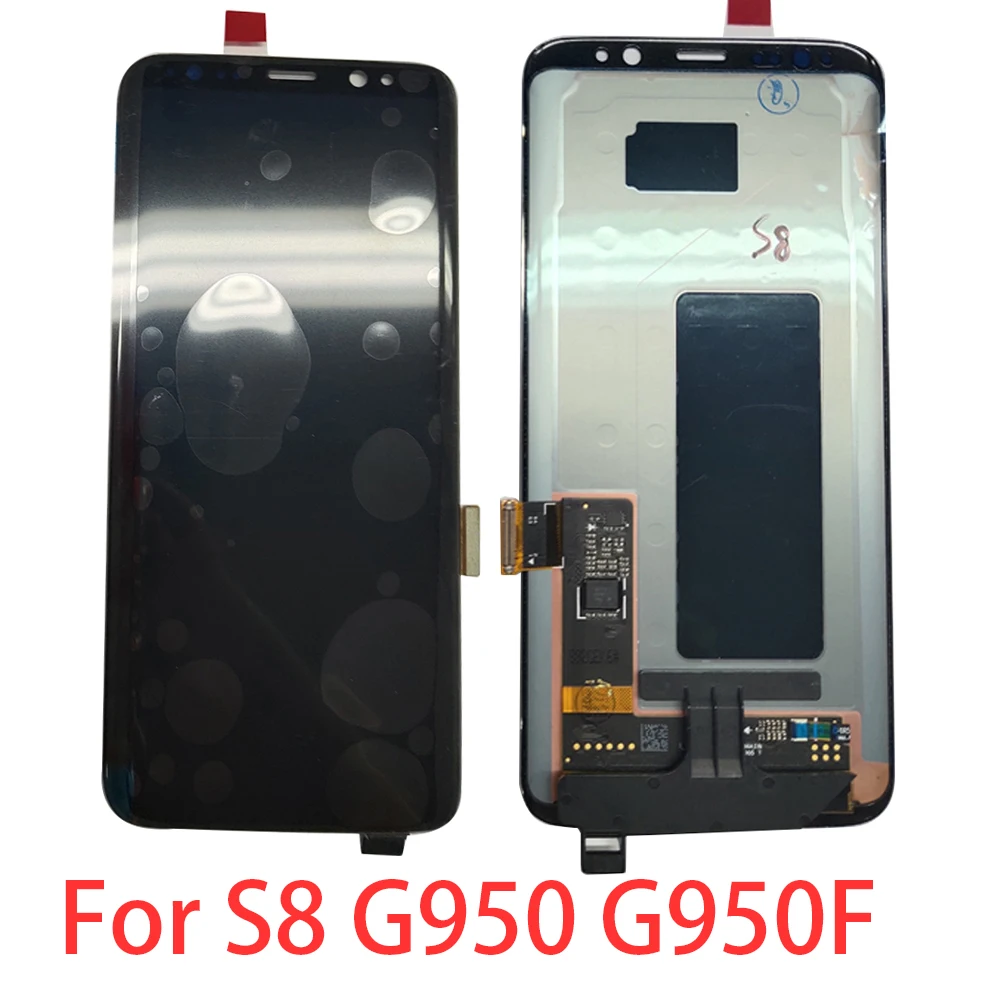 Original Super Amoled S8 LCD For Samsung Galaxy S8 LCD With Frame 2960* ...