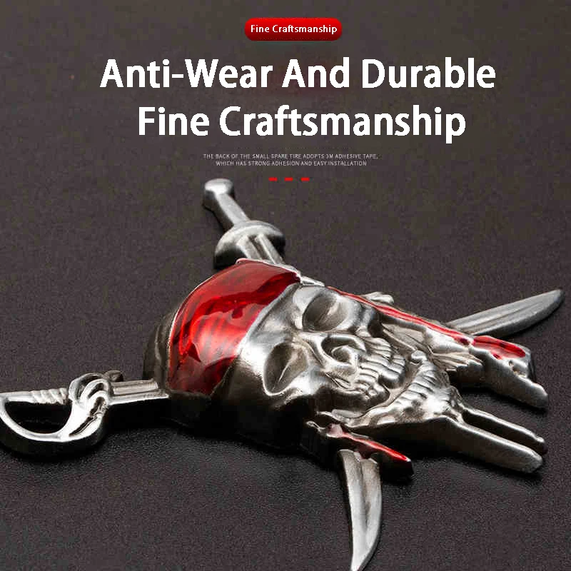 3D-Metal-Pirates-Skull-Badge-Car-Sticker-Emblem-Tail-Decal-For-Bmw ...