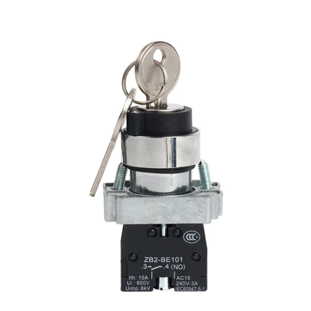 XB2BG41C Key Rotary Select Selector Switch 1NO 2 Positions Maintained ...