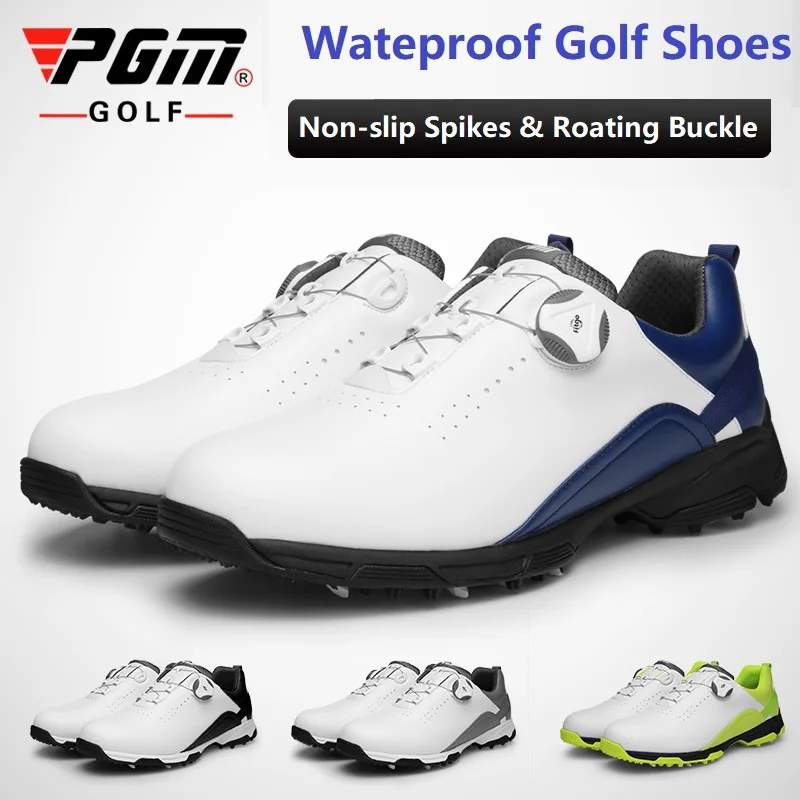 Pgm-Waterproof-Sneakers-Mens-Golf-Shoes-Breathable-Fitness-Training ...