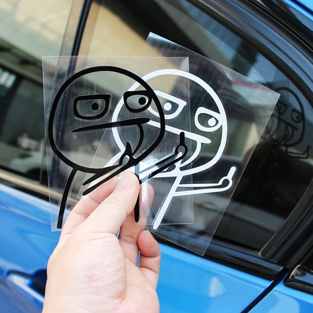 Funny-Car-Stickers-Cartoon-Middle-Finger-Motorcycle-Styling-For-BMW-E46 ...