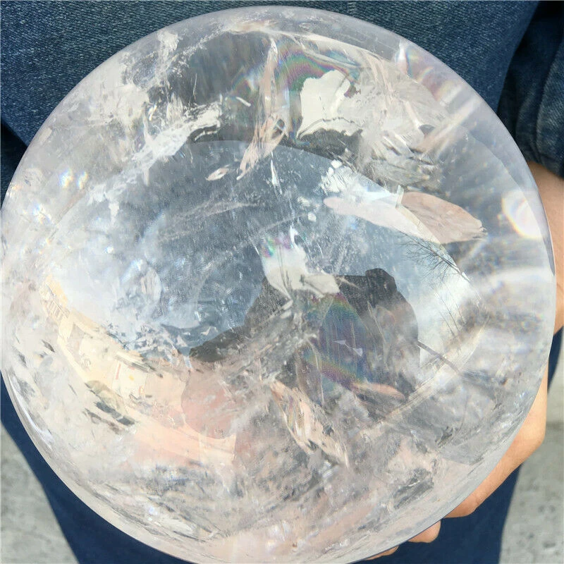 Aaaa Natural Transparent White Quartz Ball Crystal Ball Room Decoration ...