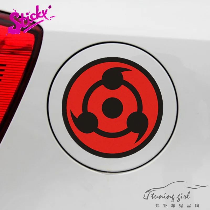 STICKY Sharingan Anime Car Sticker Decal Decor For Bicycle Motorcycle ...