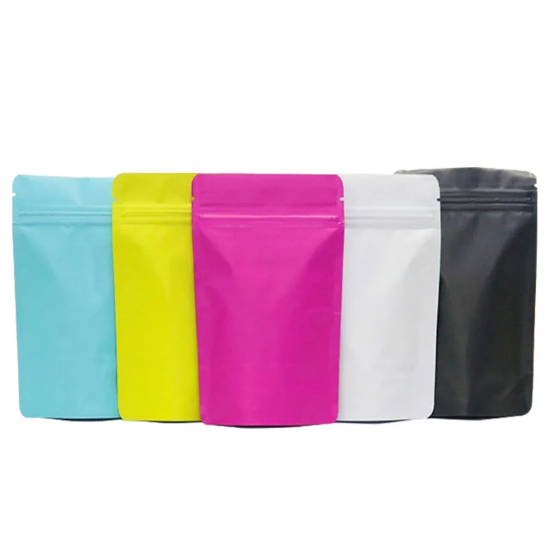 50pcs-Big-Sizes-5-Colors-Aluminum-Foil-Mylar-Ziplock-Bags-Coffee-Food ...