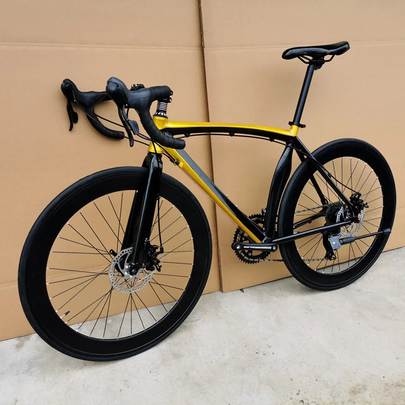 700c Racing Road Bike For Men 52cm Aluminum Alloy Muscle Frame City ...