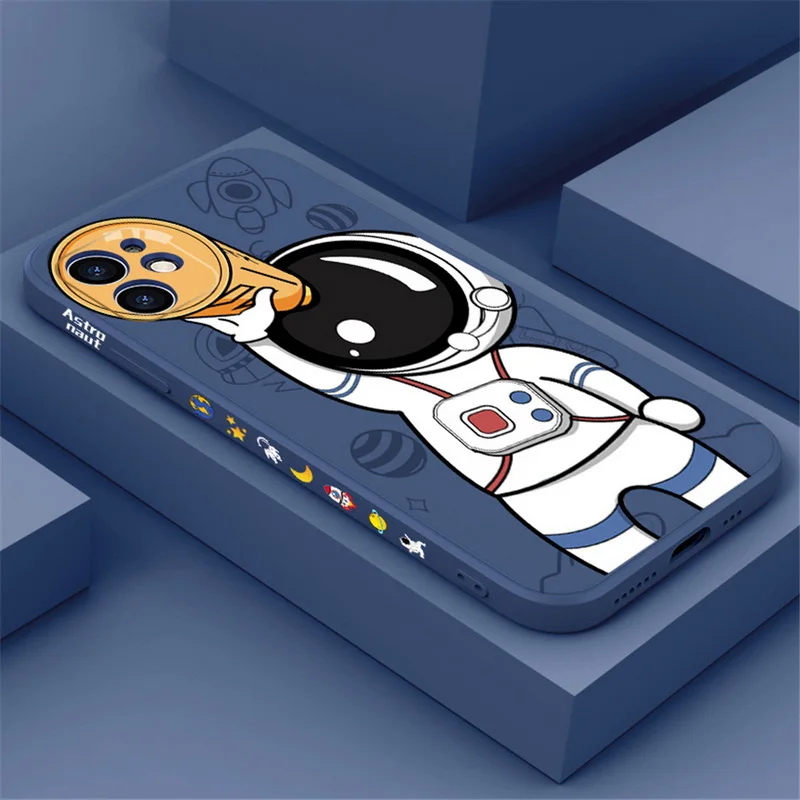 Iphone 12 Pro Max Astronaut Case | Case Iphone Astronaut Silicone ...