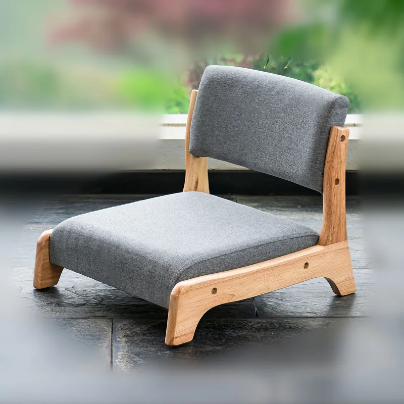 Damedai Japanese Floor Chair Wood Tatami Zaisu Legless, 60% OFF