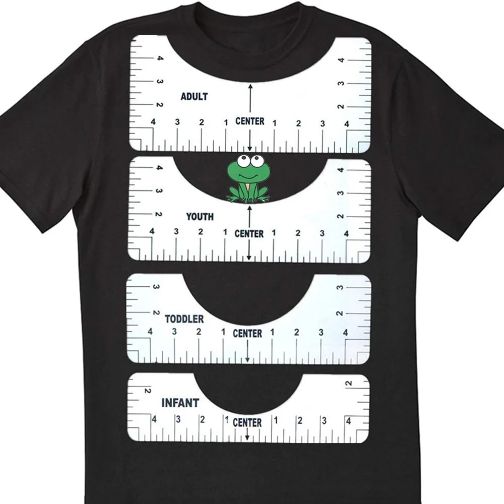 4PCS-T-Shirt-Alignment-Ruler-For-Guiding-T-Shirt-Design-Fashion-Rulers ...