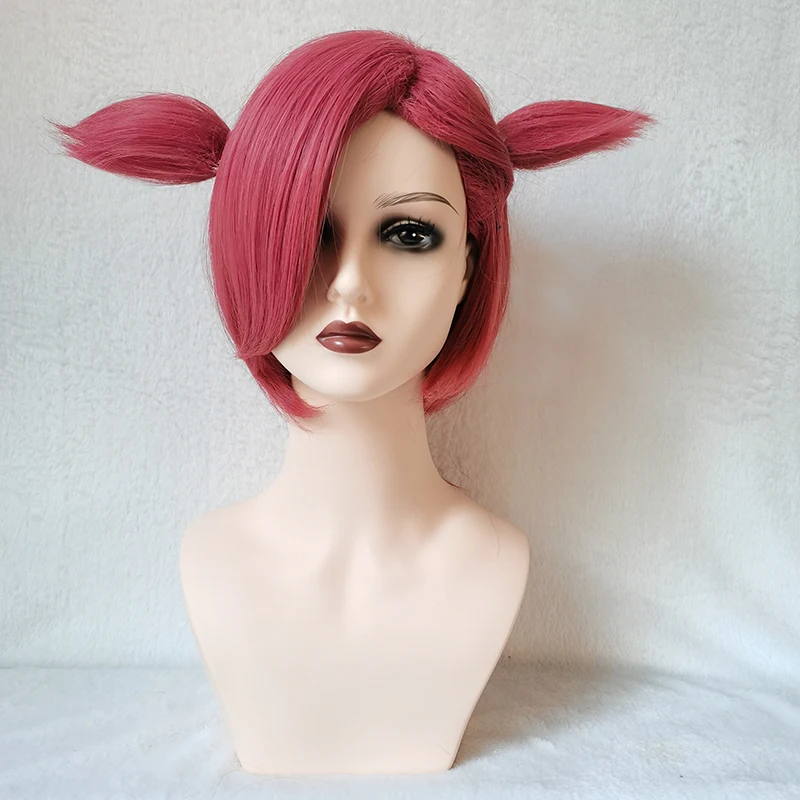 Graha Tia Final Fantasy 14สีแดงวิกผม Cosplay สังเคราะห์ปาร์ตี้ฮาโลวีน ...