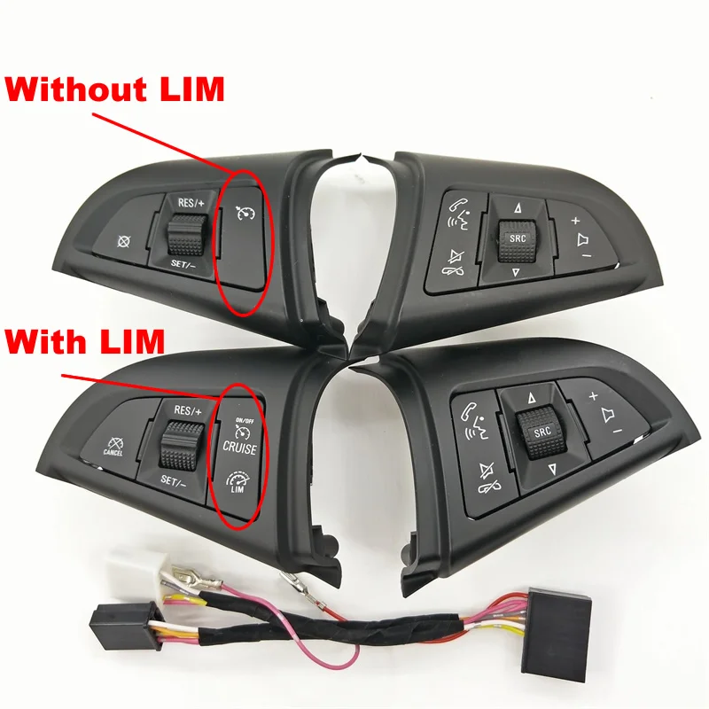For Chevrolet Cruze 2009 - 2014 New Steering Wheel Button Car Cruise ...