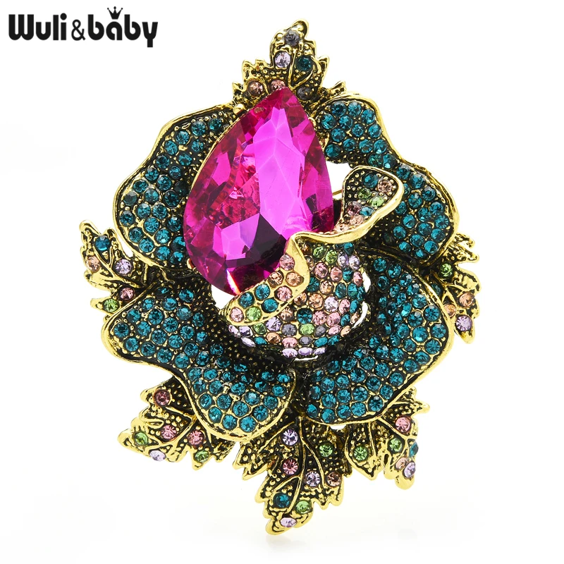 Wuli-baby-Big-Rhinestone-Flower-Brooches-For-Women-Unisex-3-color ...