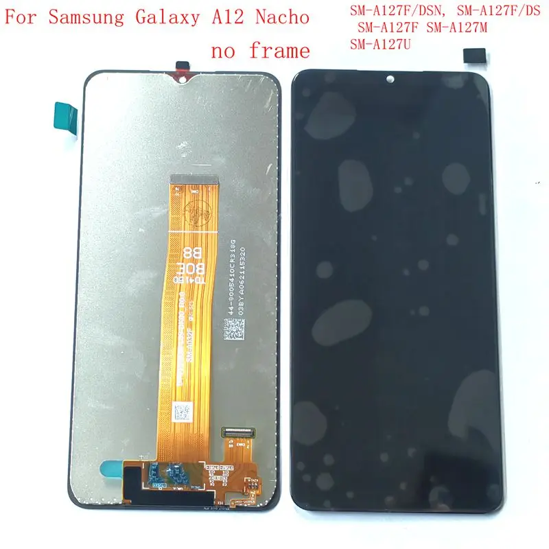Original For Samsung Galaxy A12 Nacho A127 A127F LCD Display Touch Screen Digitizer A12s SM ...