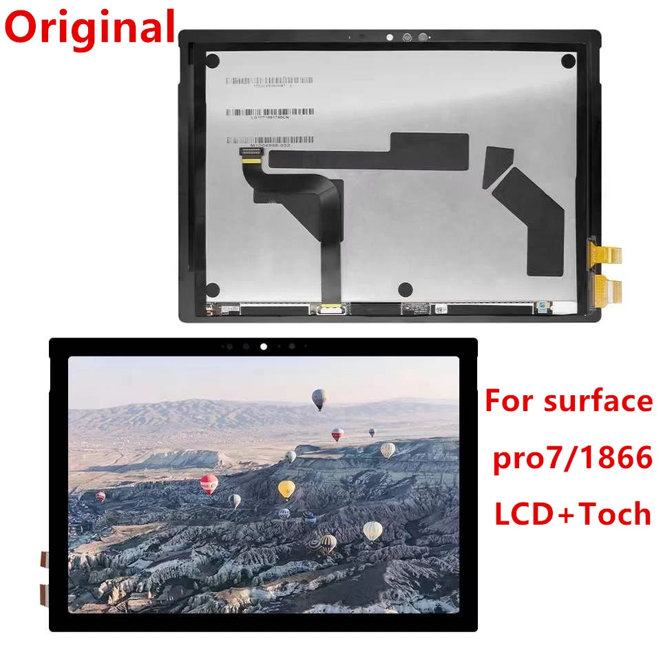 Original Lcd For Microsoft Surface Pro 7 1866 Lcd Display Touch Screen ...