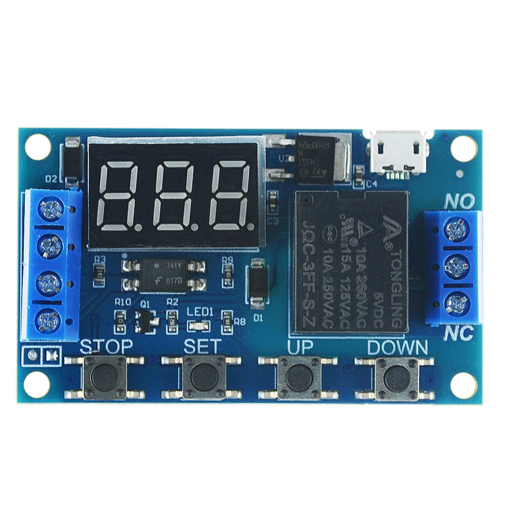 1PCS 6 30V Relay Module Time Delay Relay Module Trigger OFF/ON Switch ...