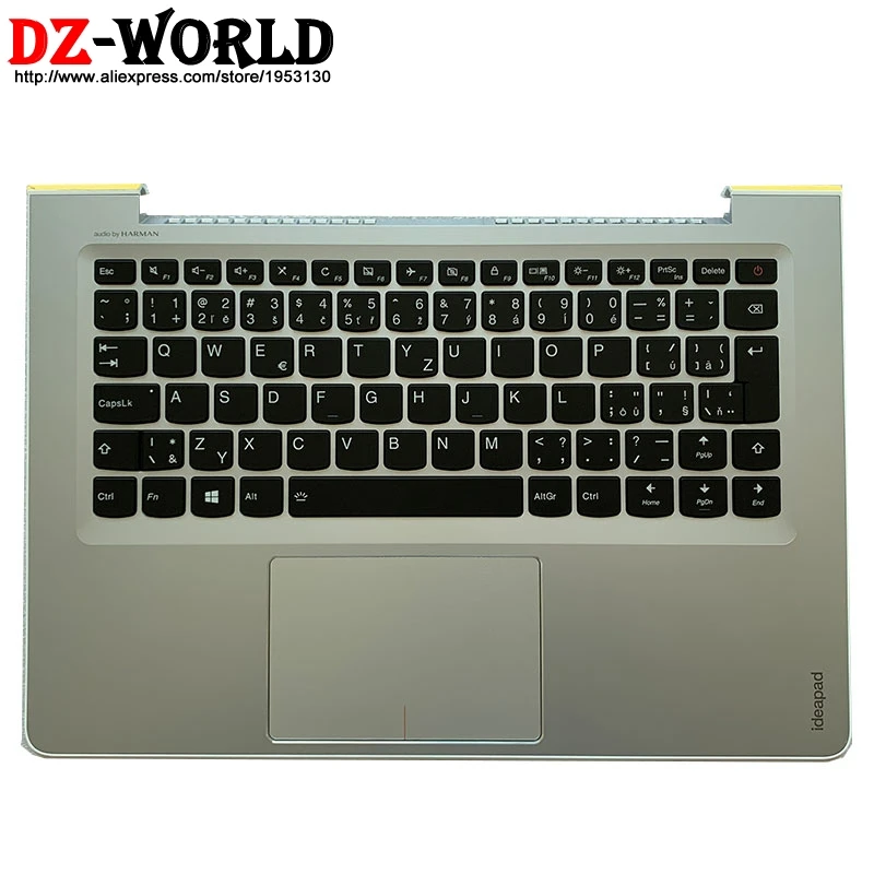 Teclado retroiluminado checo con carcasa C, cubierta de reposamanos ...