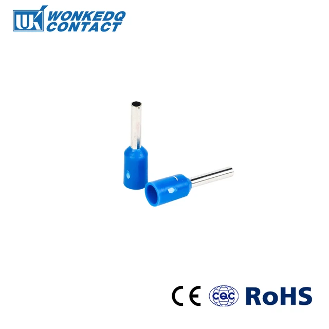 E0512 E7512 E1012 E2512 절연 터미널 1000Pcs VE 빨간색 구리 프레스 엔드 터미네이터 와이어 커넥터 ...