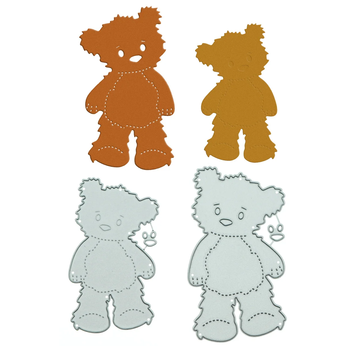 Paper Teddy Bear Template