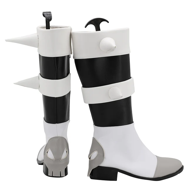 Game Pokemon Sword / Shield Piers Black White Cosplay Boots Shoes ...