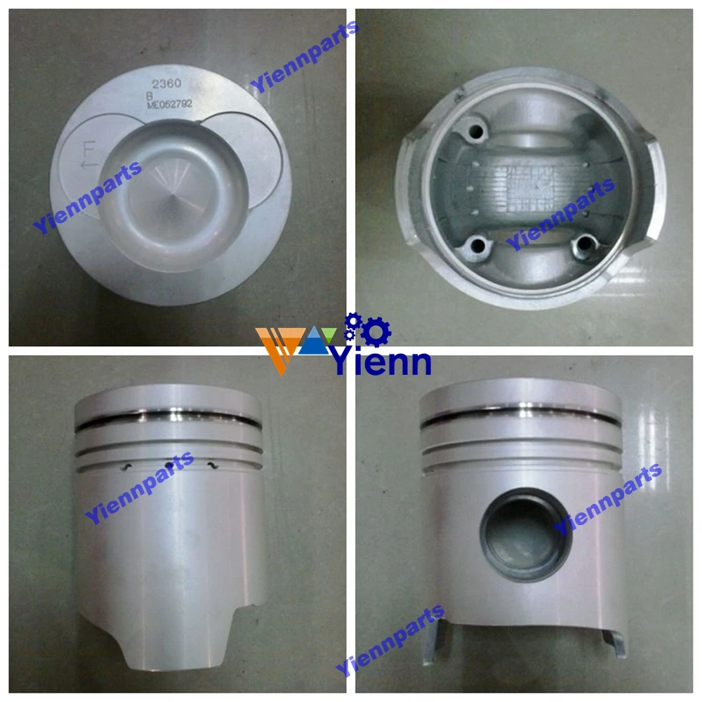 For Mitsubishi 6d22 6d22t 6d22-3at Piston Kit Me052447 Me052540 ...