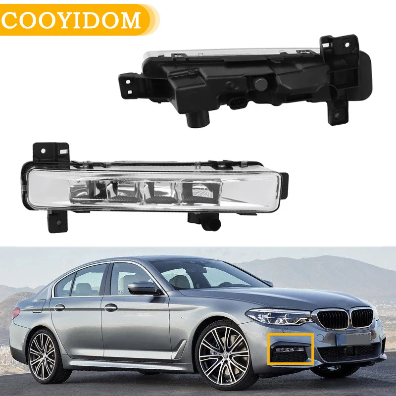 Luz antiniebla del parachoques delantero del coche, LED DRL, lámpara de ...