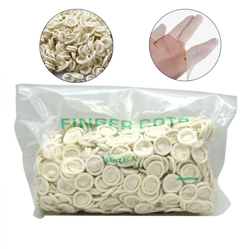 50-100-200Pcs-Durable-Nail-Art-Finger-Cot-Latex-Rubber-Antistatic ...