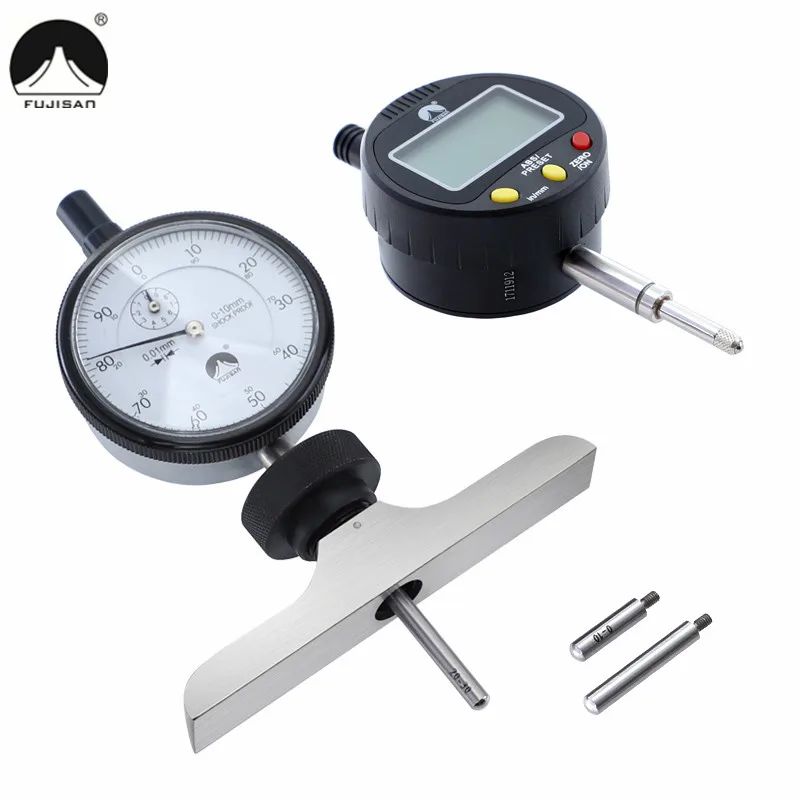 Dial Indicator Holder With Dial Indicator Point 0-10mm Indicator With ...