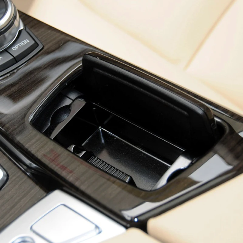 CENDRIER,Ashtray--Ensemble de boîte à cendrier ABS de Console centrale ...