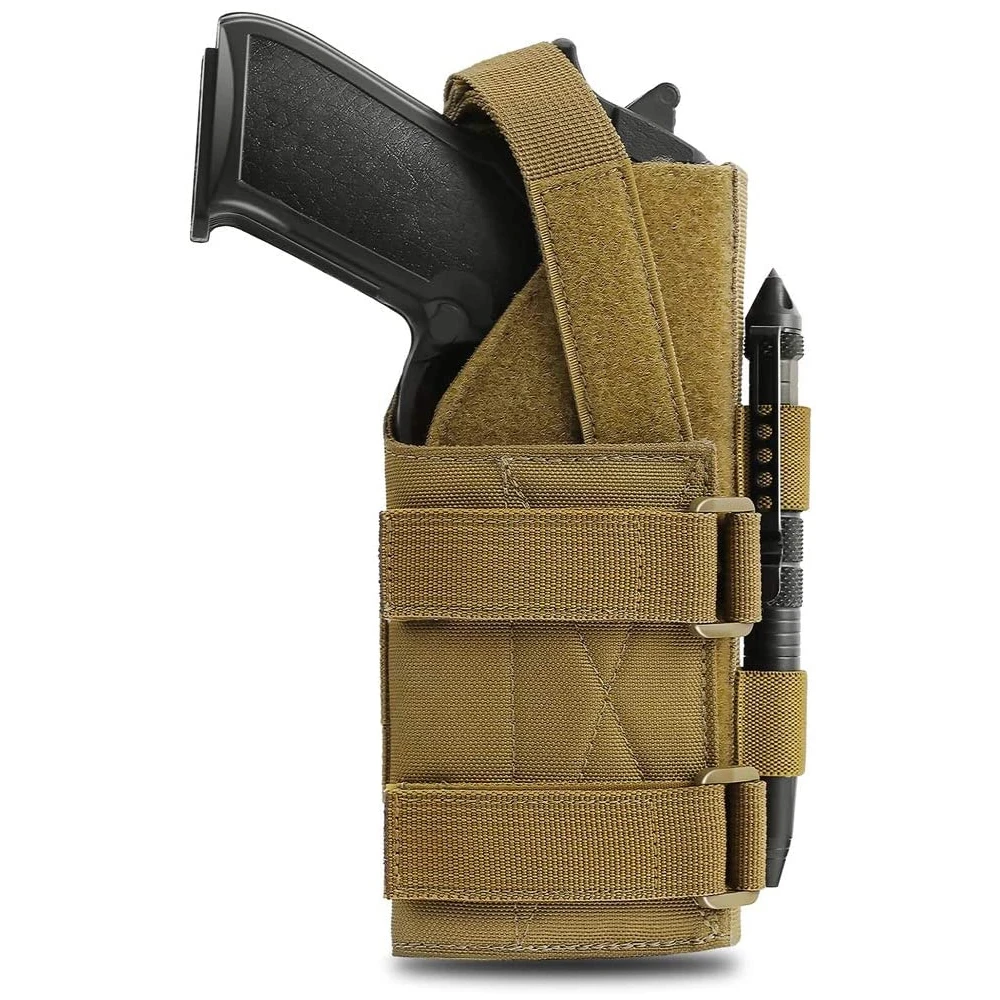 Molle Gun Holster 1000d Tactical Modular Belt Pistol Pouch For Right ...