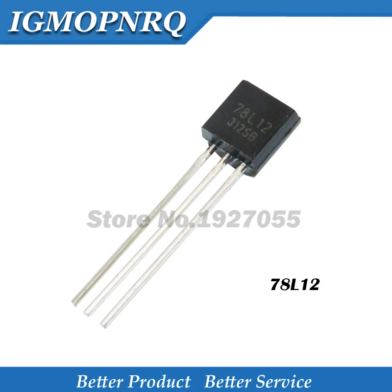 10pcs/lot 78L12 WS78L12 TO-92 Package Three-Terminal Regulator 12V ...