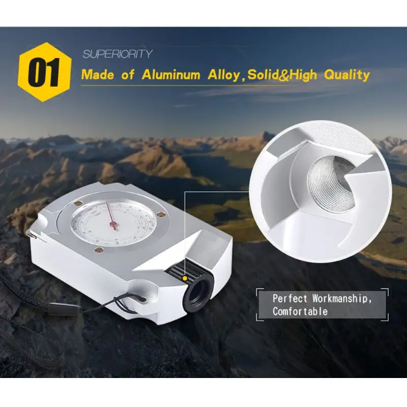OP003 Professional Aluminum Accurate Waterproof outdoor compass pulley ...