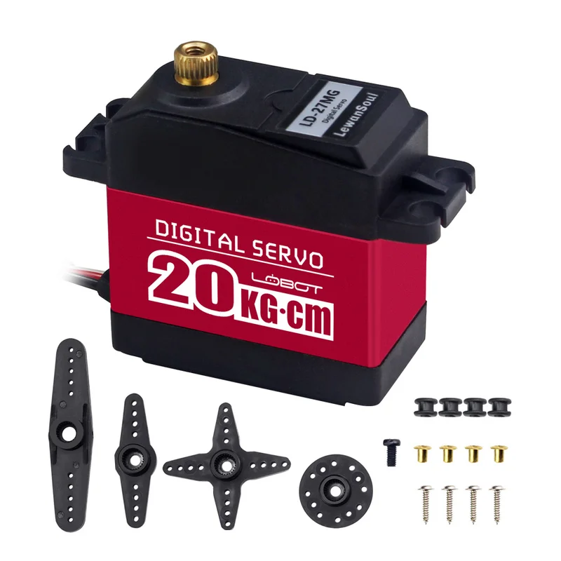 LewanSoul Micro RC Servo Motor 20KG LD 220MG Gear 270 Degree High ...