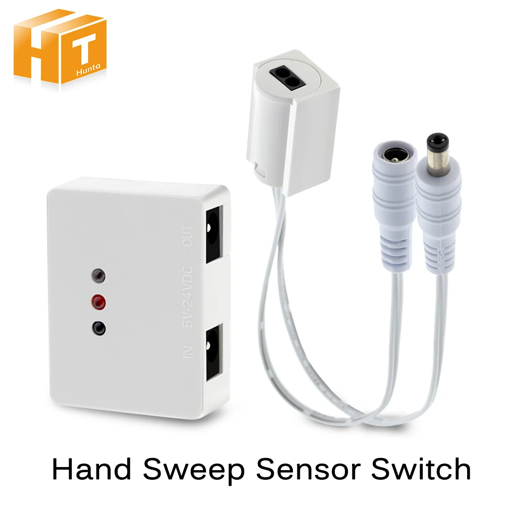 IR Hand Sweep Sensor Smart Switch DC 5-24V Hand Wave Light Motion ON ...