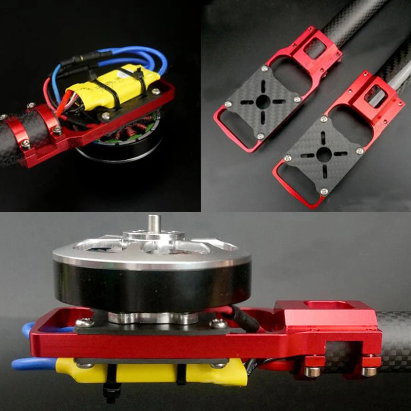 20MM 25MM Carbon Tube Clamp Pipe Clip CNC Motor Mounting Seat ESC Fixed ...