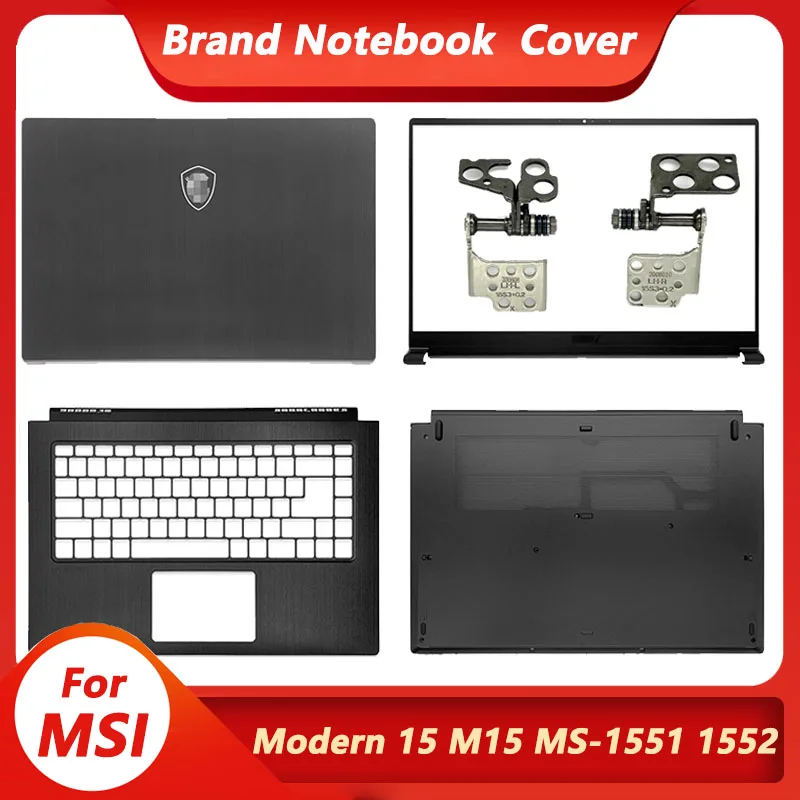 NEW-Back-Top-Case-For-MSI-Modern-15-MS-1551-1552-155K-M15-Laptop-LCD ...