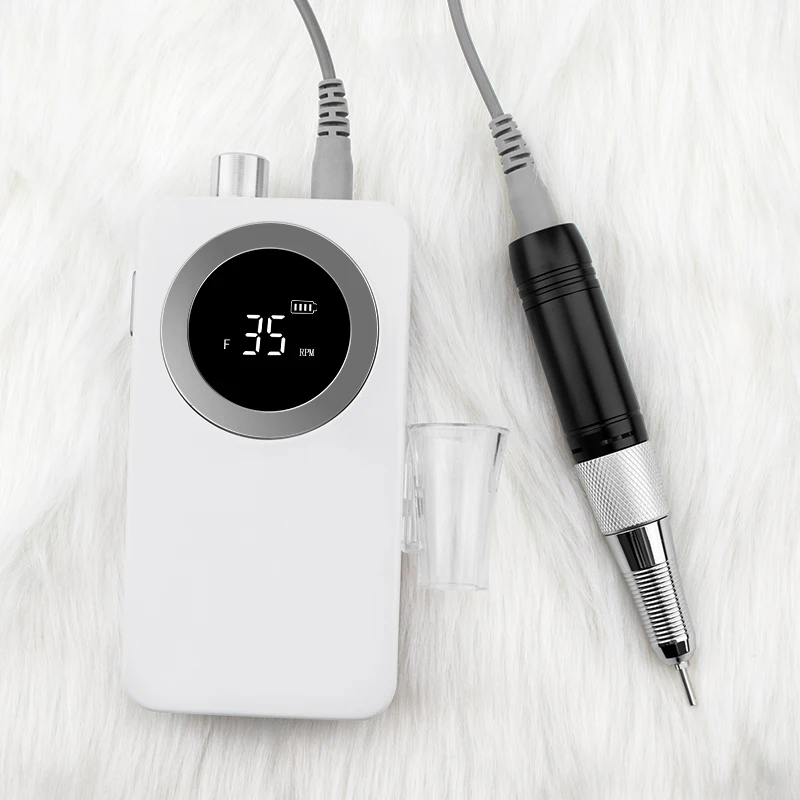 Nail-Drill-Machine Nails Pedicure Rechargeable-Battery Cordless ...