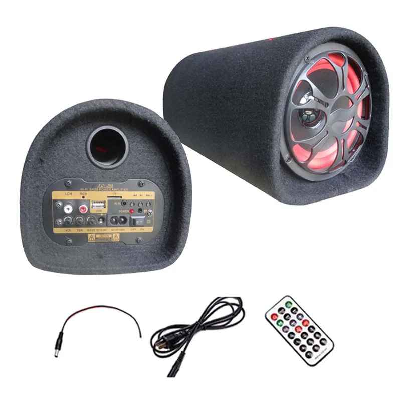 Car-Subwoofer-Speaker-5-Inch-12V-24V-220V-Input-Portable-Auto-Audio ...