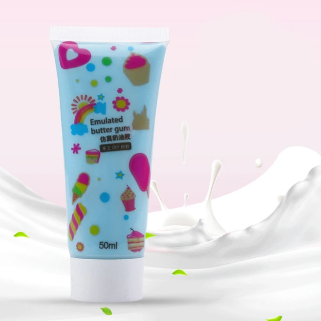 50g Simulation Cream Clay Adhesive Gel Phone Case DIY Fake Whipped ...