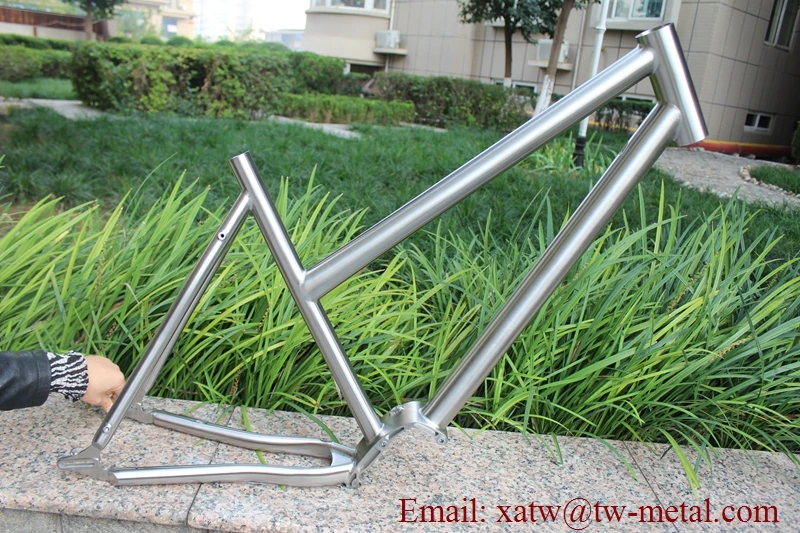 Titanium Road Bicycle Frame 700c Titanium Road Bike Frame 52cm Ti Road ...