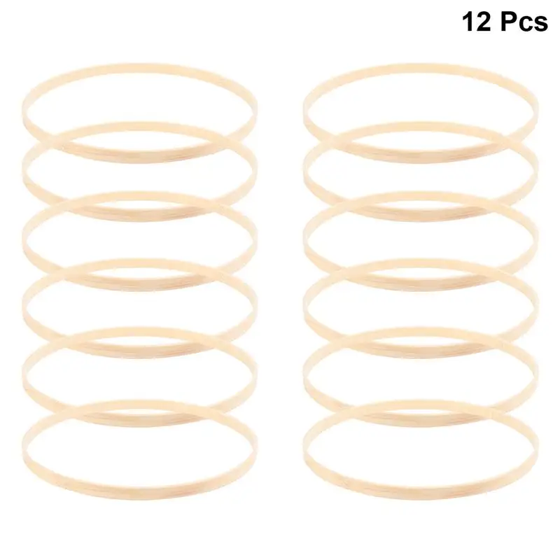 Dream Catcher For Hoops Rings Crafts Hoop Ring Wooden Macrame Bamboo ...