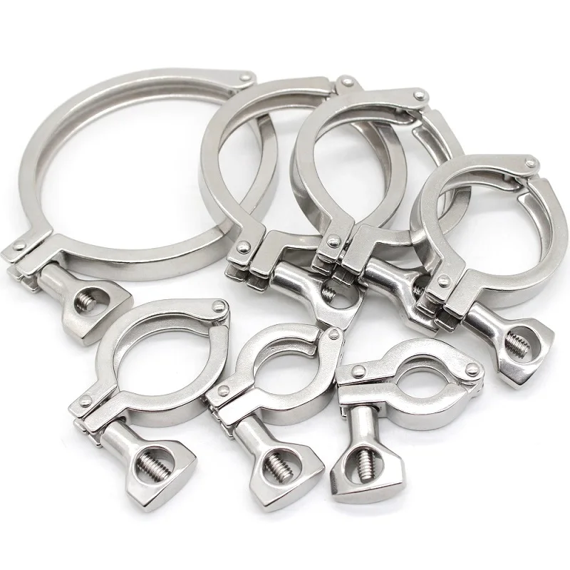 Heavy Duty Clamp SS304 Stainless Steel single Pin Clamp with Silicone ...