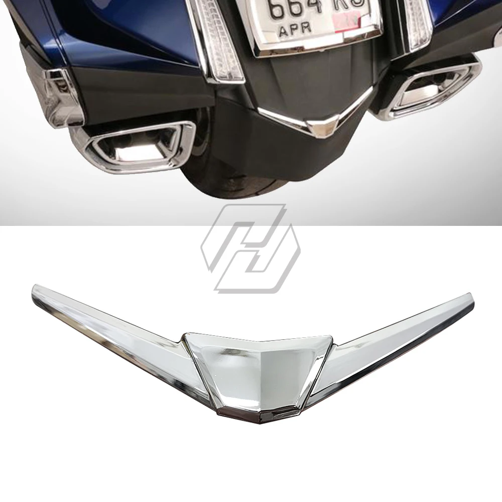 Chrome Motorcycle Rear Fender Tip Trim Case for Honda Goldwing GL1800 ...